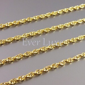 1 Meter Thick 3mm Rope Jewelry Chains, Unique Brass Metal Chain ...