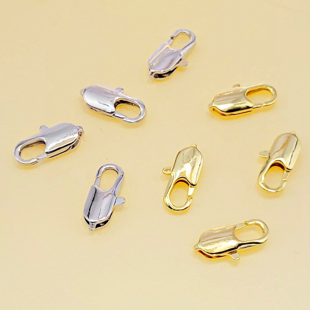 4pcs 13mm Extra Large High Quality Gold/rhodium 13mm X 6mm Lobster Claw ...