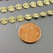 1 Foot Flat Gold Disc Connected Chains 6mm Disc Charmed - Etsy