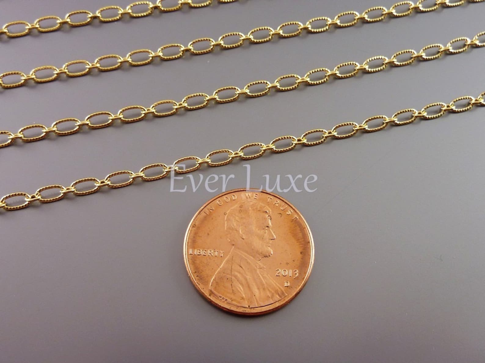 1 Meter Gold Textured Oval Link Chains Gold Jewelry Chains Jewelry ...