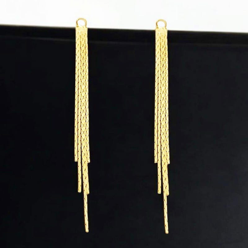 Long Dangle Hair Charm - Etsy