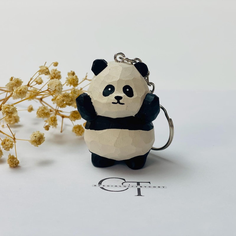 Panda Small Figure - Etsy UK