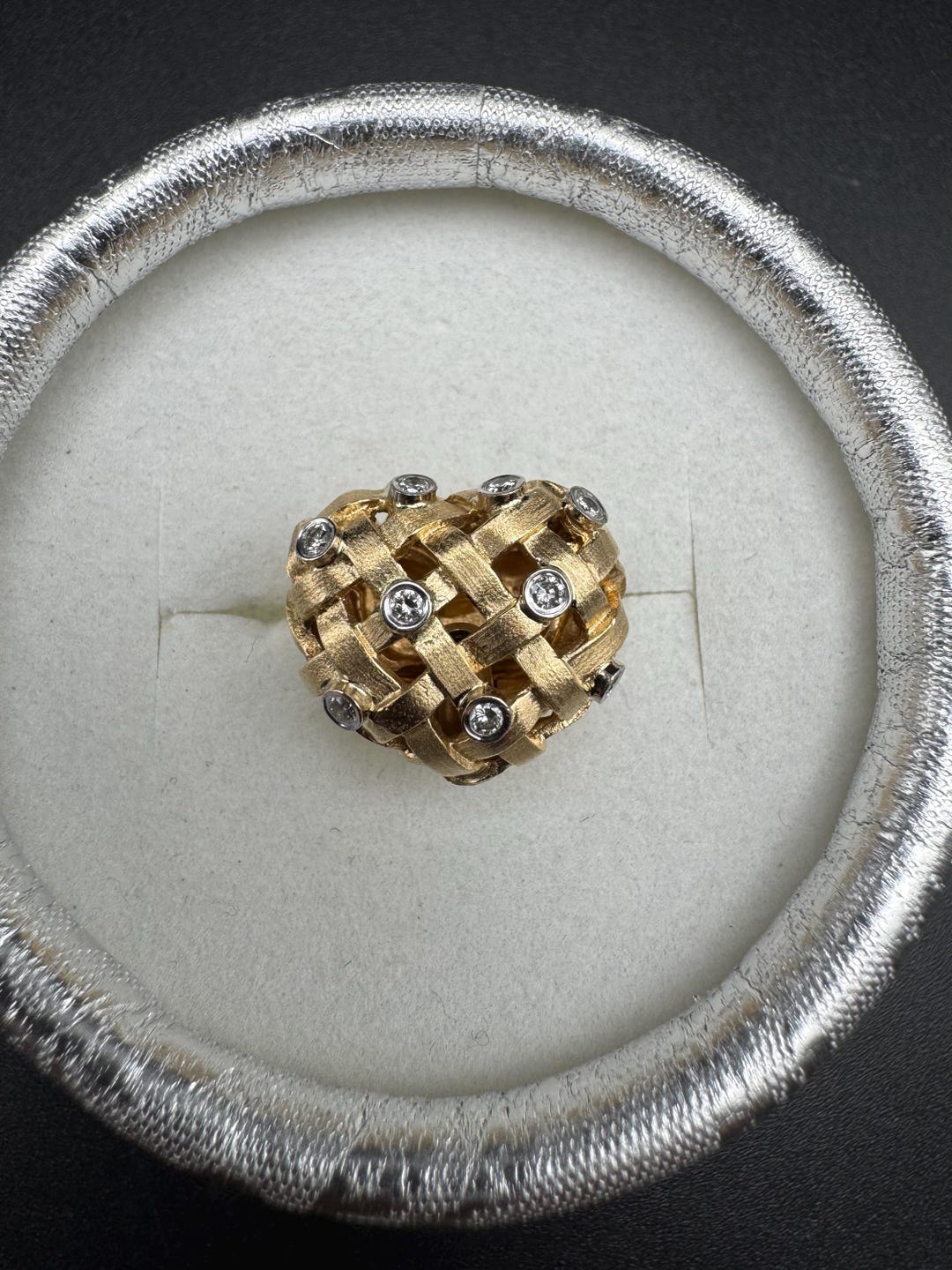 Ole Lynggaard Diamond Heart Pendant Charm - Etsy