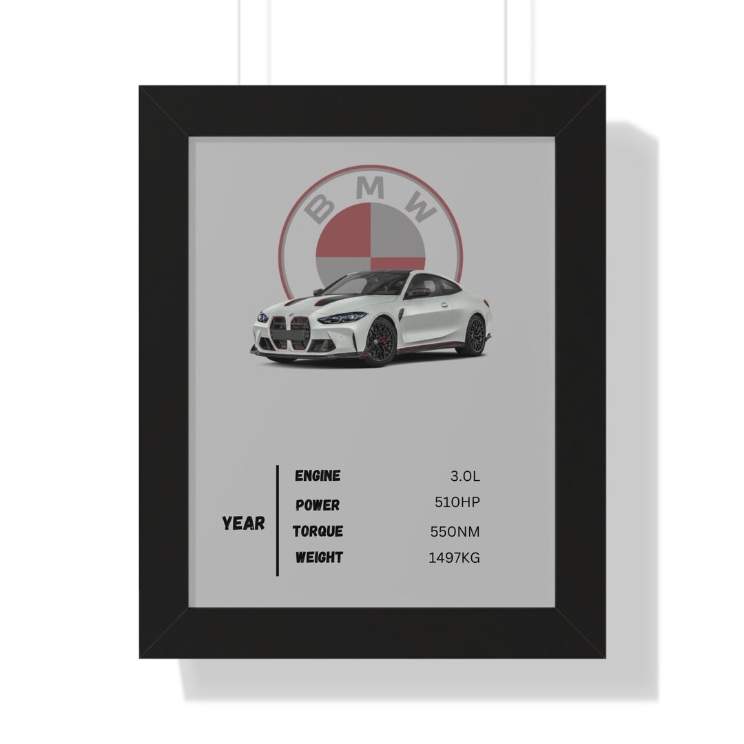 Luxury BMW M4 Canvas – Modern Car Art – Perfect Gift for Him - Etsy