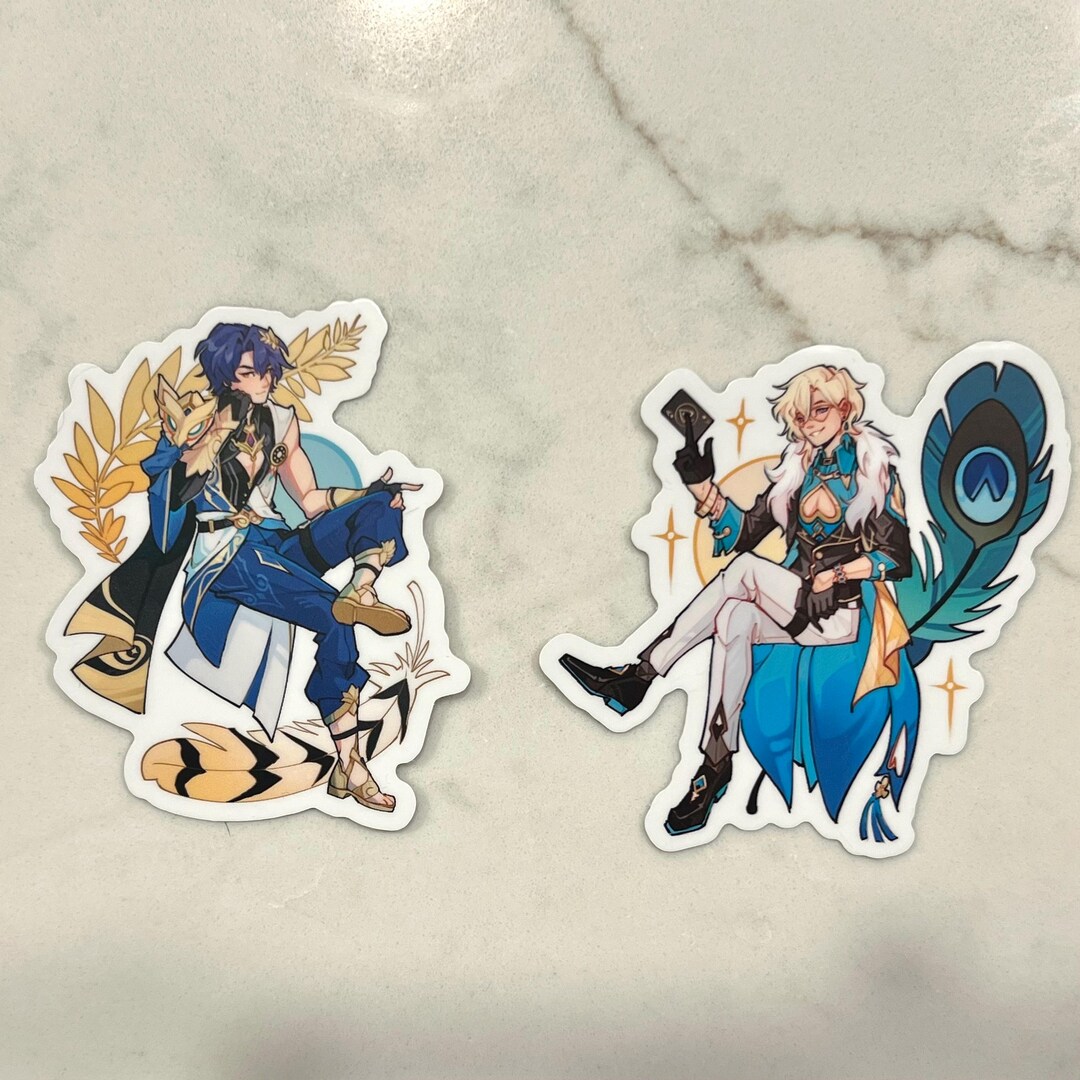 Honkai Star Rail HSR Dr Ratio Aventurine Stickers - Etsy