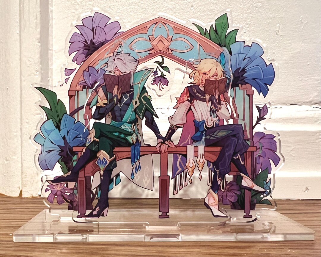 Alhaitham and Kaveh Genshin Impact Acrylic Anime Gacha Video Game ...