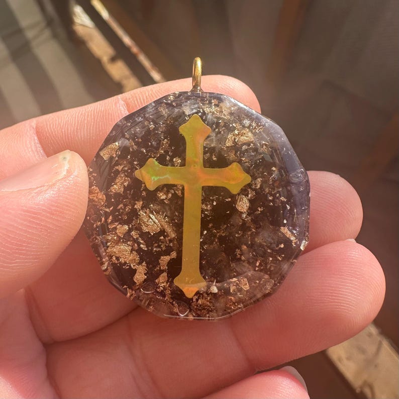 Orgonite “divine Shield” – Protection, Grounding & Inner Strength ...