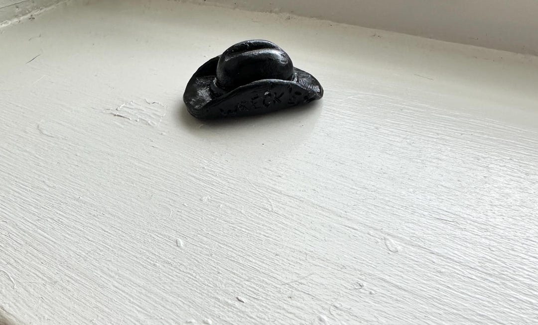 Wreck Em Cowboy Hat Clay Decor - Etsy