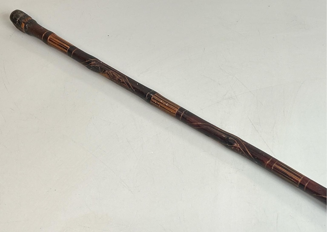 Handcrafted Antique Chinese Walking Stick - Etsy