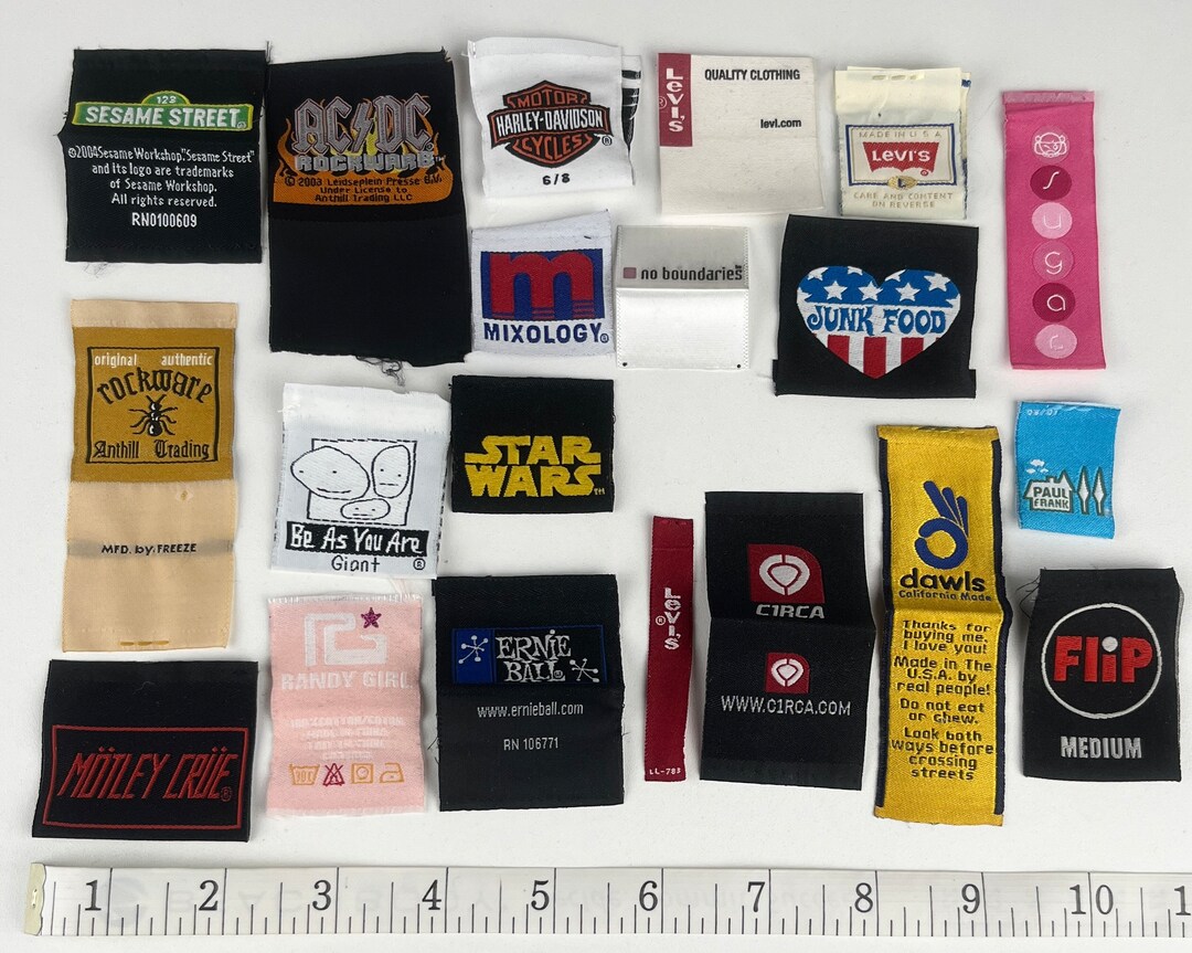 20 Labels From Preowned T-shirts - Crafts - Upcycled - Etsy