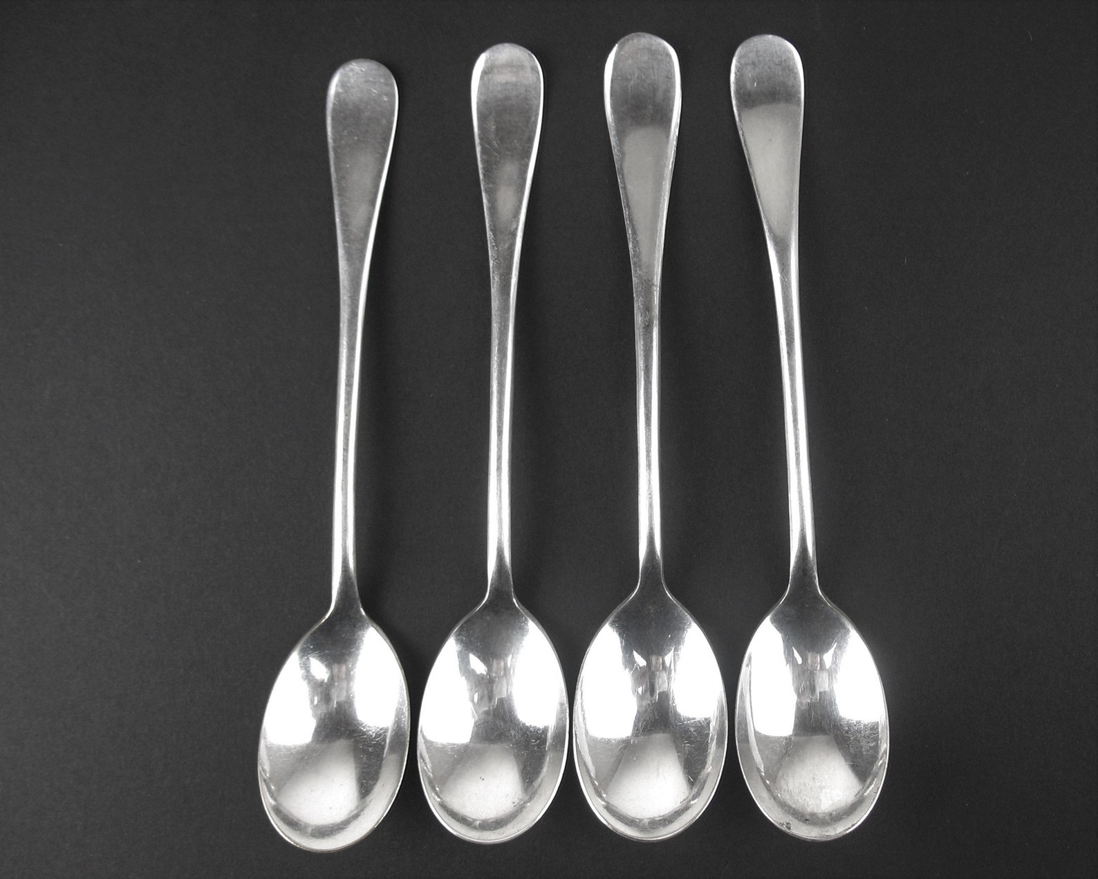 9 Antique Silverplate Bar Cocktail Spoons Made by Oneida Extra Coin ...