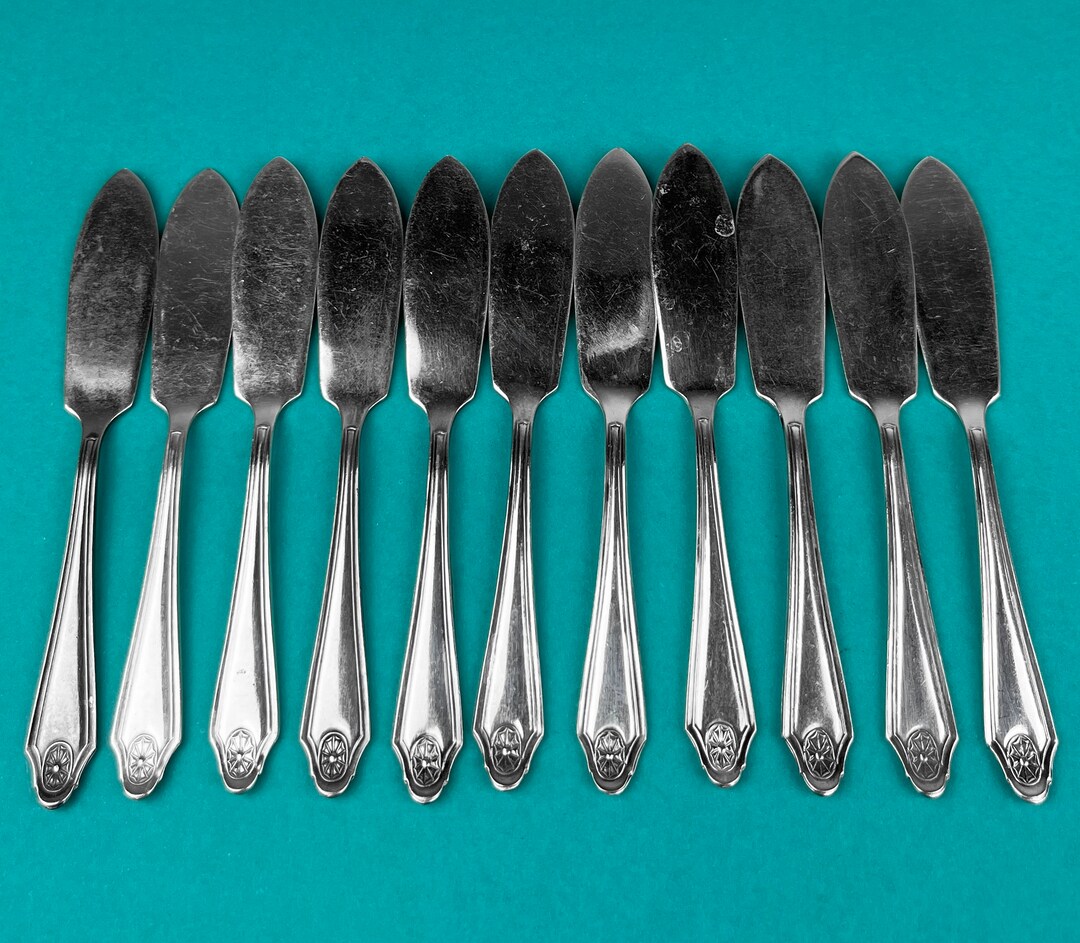 12 Small Antique Butter Knives Craft Lot Silverplate EPNS - Etsy