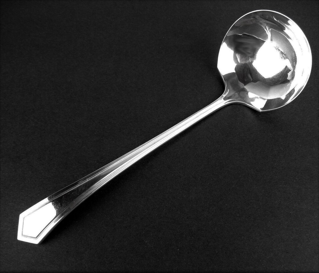 Antique Silverplate Soup / Punch Ladle 9 3/4 General Putnam 1917 ...