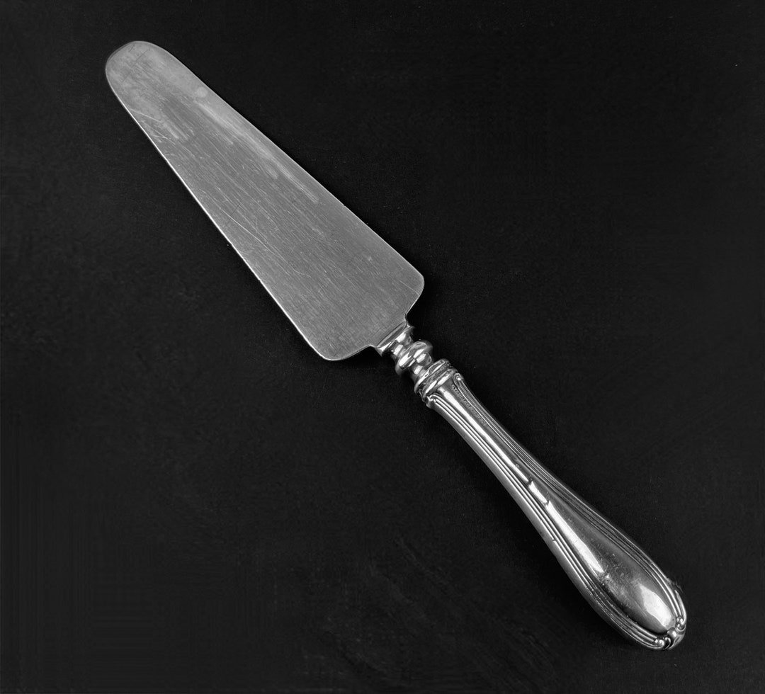 Vintage Pie / Cake Server Sterling Silver Handle - Silverplated Blade ...