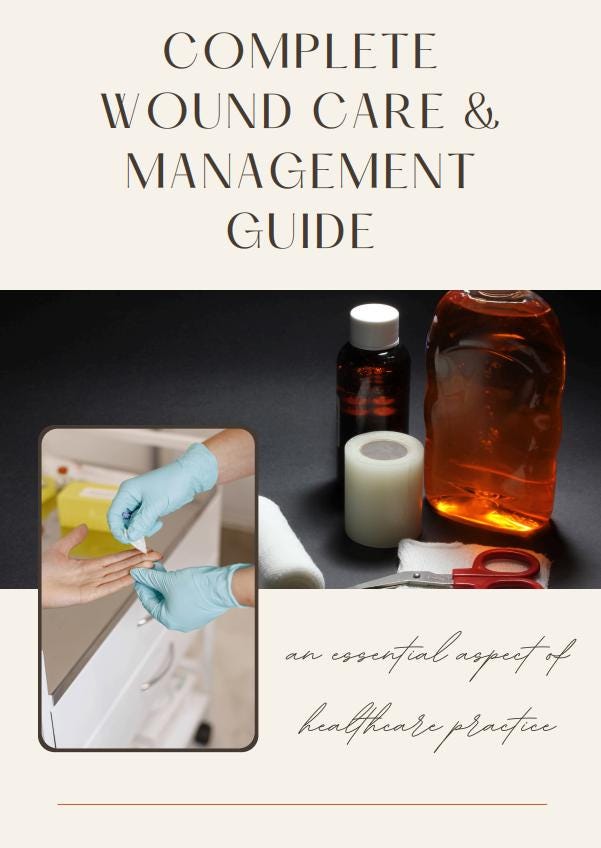 Complete Wound Care Guide PDF | Wound Management | Dressing Selection ...