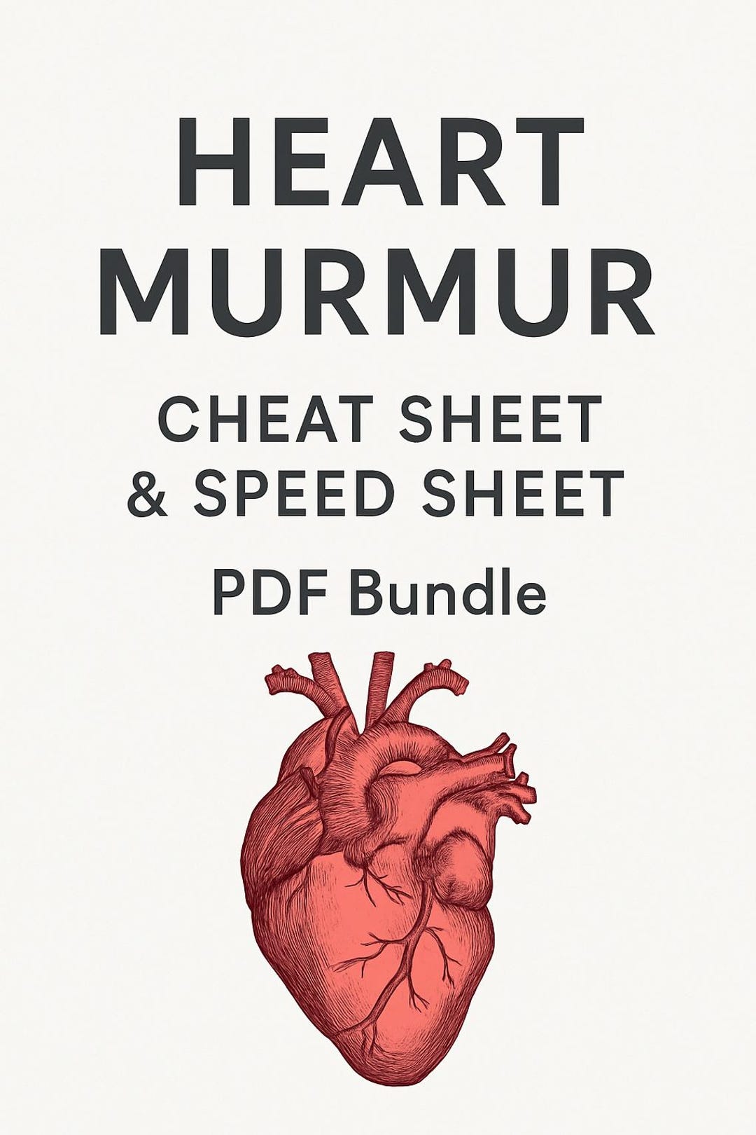 Heart Murmur Cheat Sheet: Med Student Study Guide (PDF) - Etsy