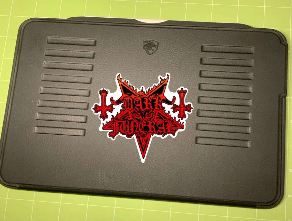 Black Metal Sticker Pack - Etsy