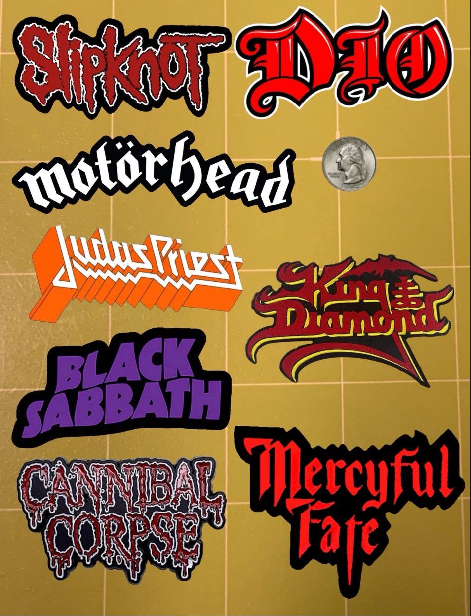 Heavy Metal Sticker Pack - Etsy