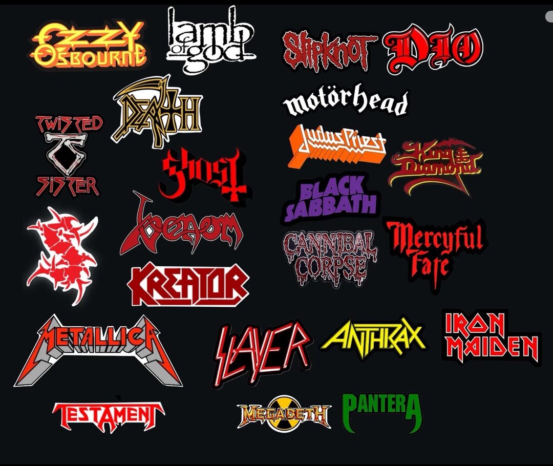 Heavy Metal Sticker Pack - Etsy