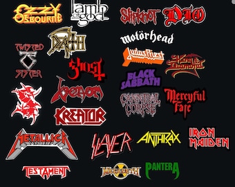 50pcs Rock N Roll Music Heavy Metal Music Punk Rock Band Stickers Phone ...