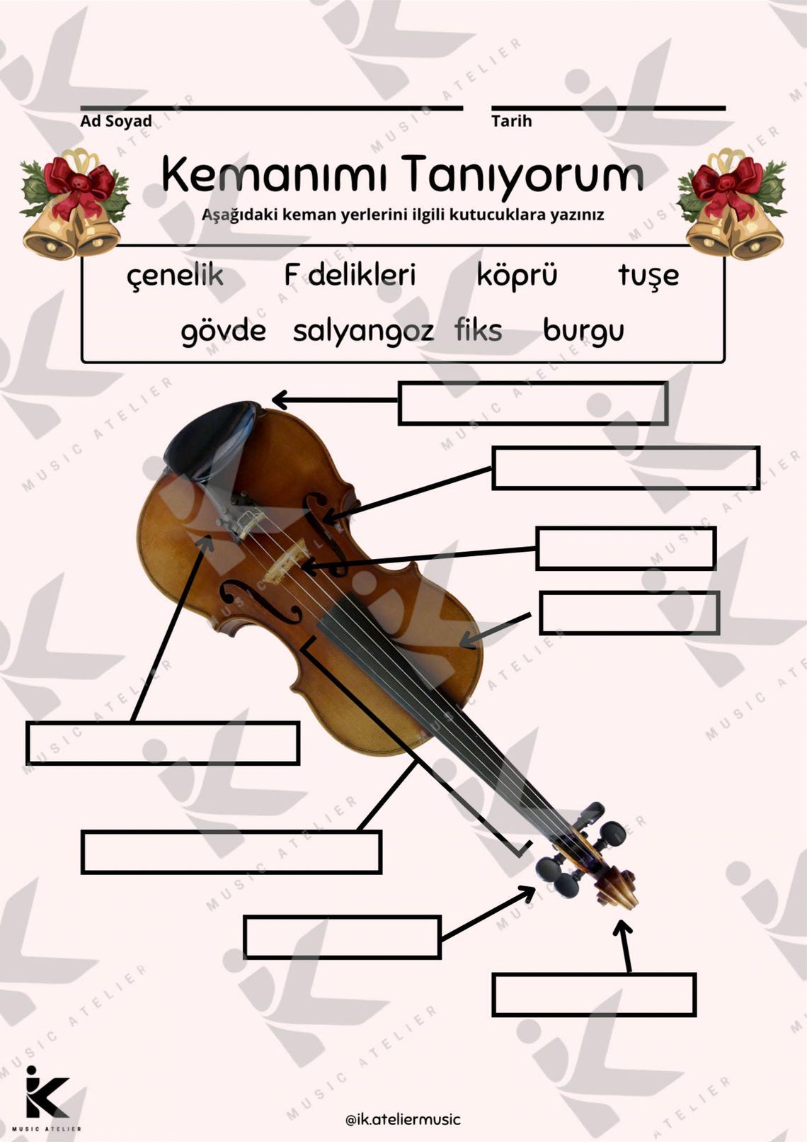 Music Worksheets, Piano, Violin, Printable Music Theory for Kids ...