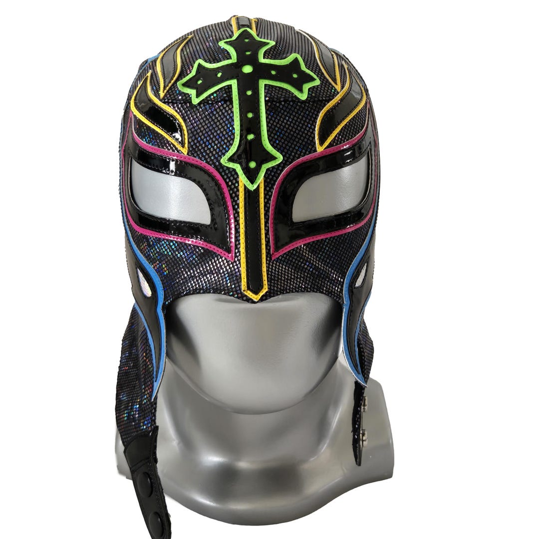 Mixed Colors Wrestling Mask Luchador Mexicano Lucha Mask Wrestler Mask ...