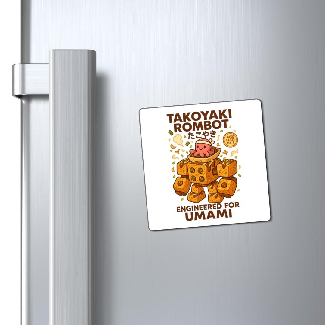 Takoyaki Rombot Magnet - Maplestory, Gift for Gamers, PC Case, Kitchen ...