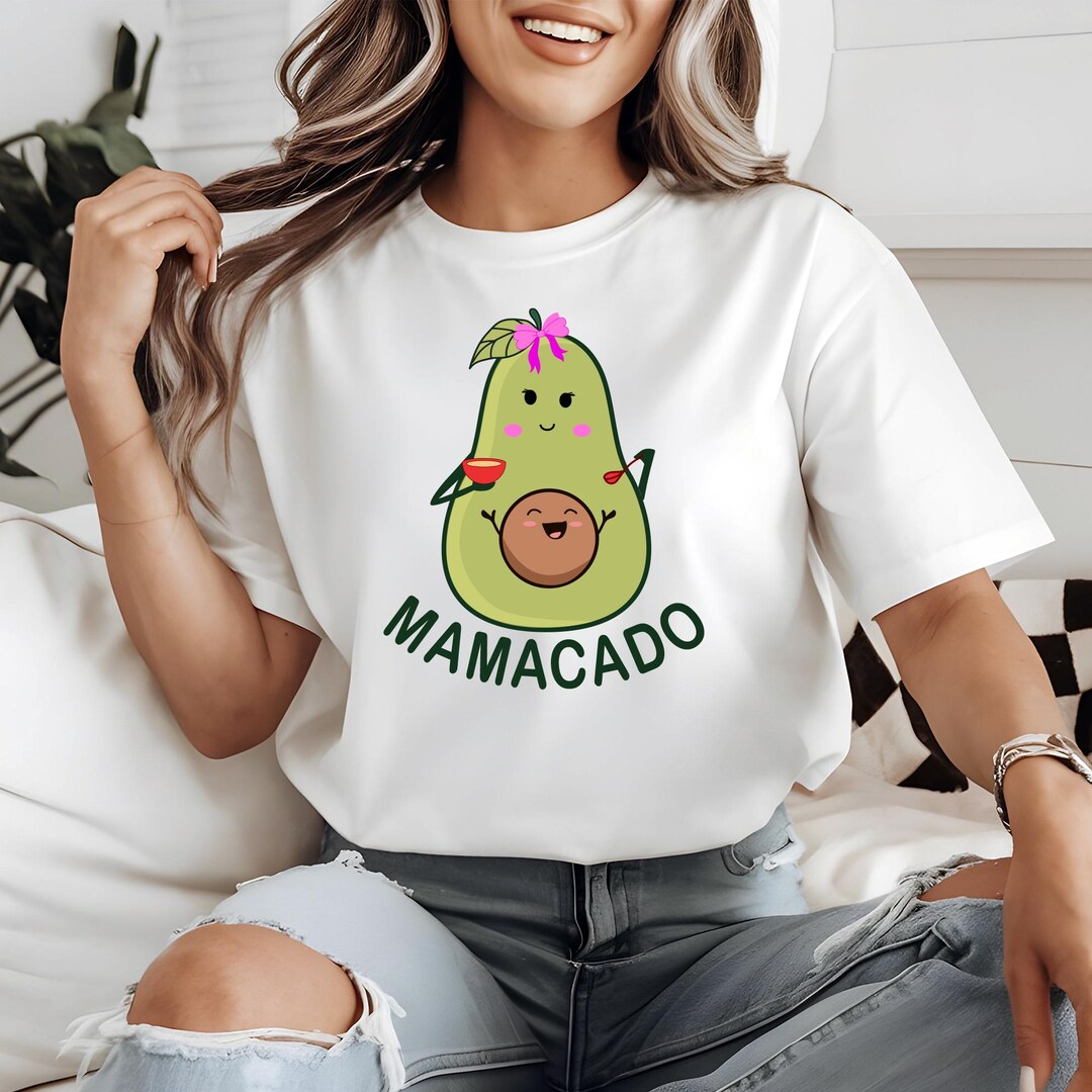Mamacado Shirt Design PNG, New Mama Gift, Mother’s Day Gift, Pregnancy ...
