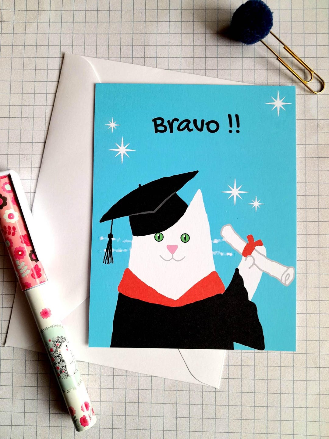 "bravo!!" Card, Congratulations Card for Someone Who Has Just Passed ...