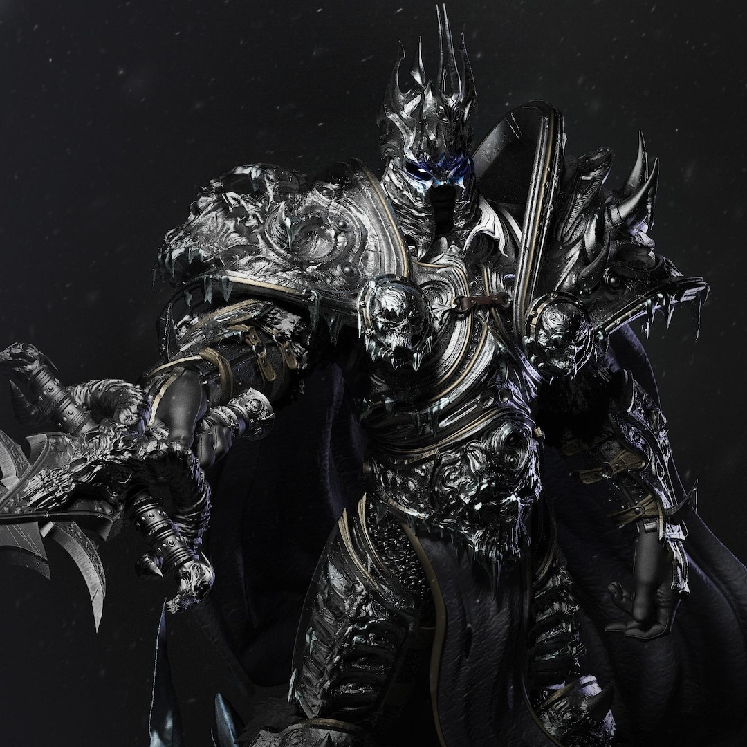 Arthas - Hand-painted | Resin Figure Statue | Collectible | CA3D - Etsy UK