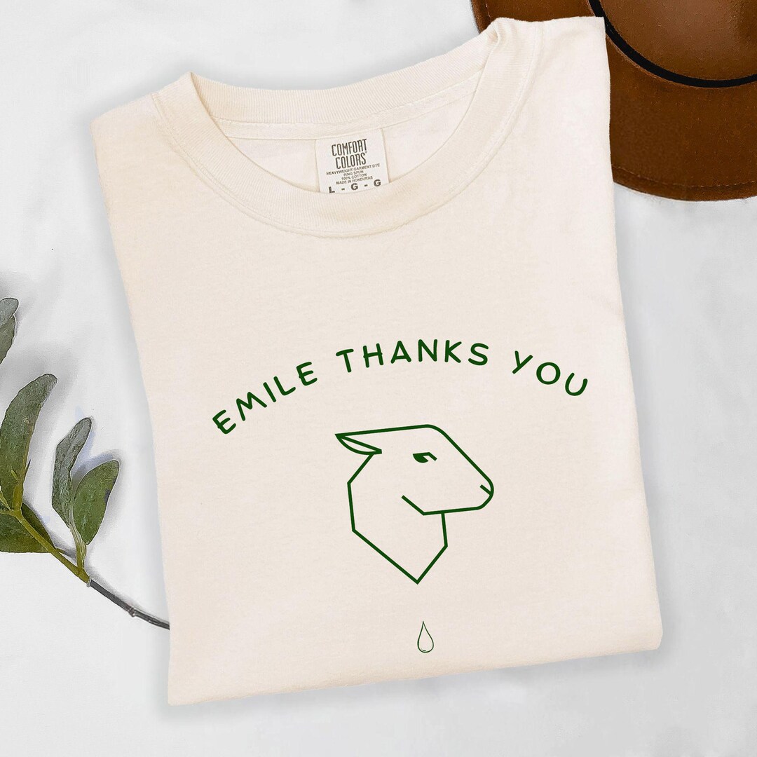 Emile Thanks You Goat Comfort Colors Tee - Severance Fan Gift - Etsy
