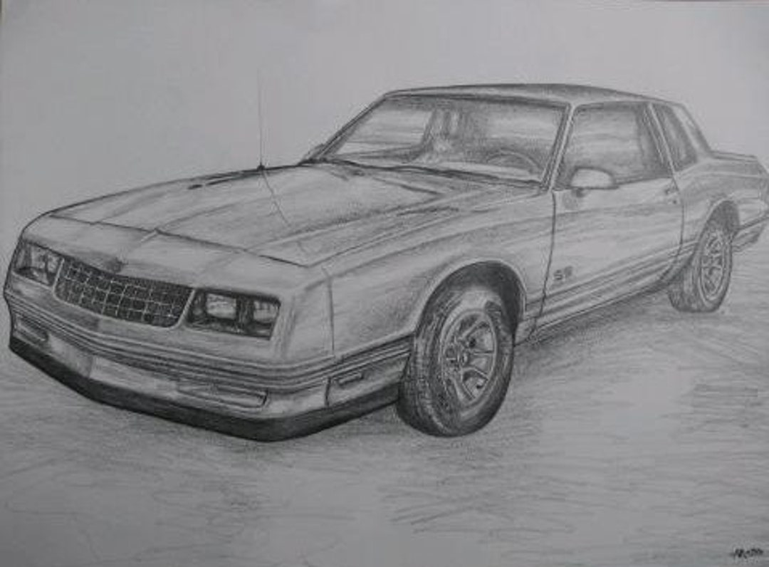 1987 Monte Carlo SS -- Classic Cars - Etsy