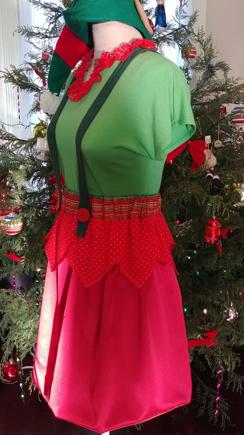 Christmas ELF - TWO PIECE - Ladies Costume - Etsy