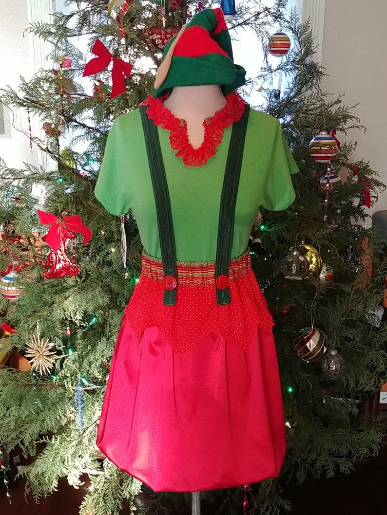 Christmas ELF - TWO PIECE - Ladies Costume - Etsy