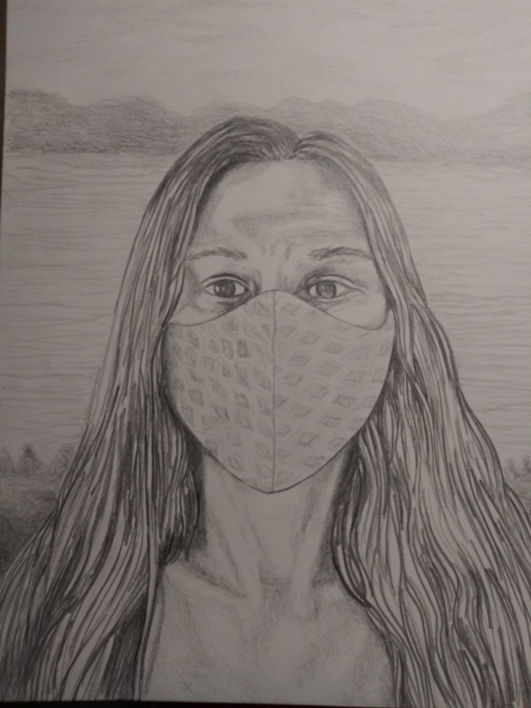 Custom Portrait - Face Mask - Self-portrait - Etsy