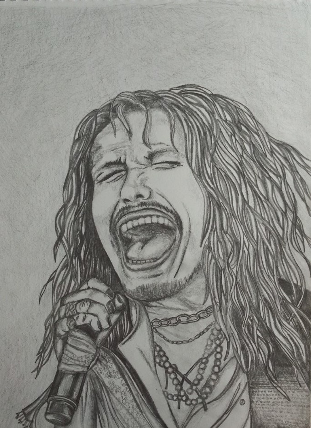 STEVEN TYLER Portrait - Pencil on Paper - Etsy