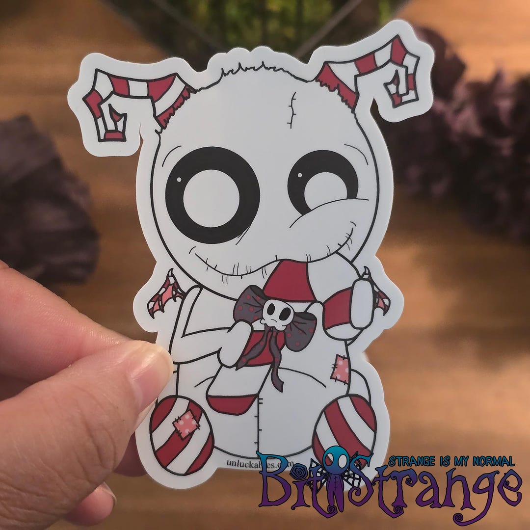 Peppermint Sticker | Monster Sticker - Etsy
