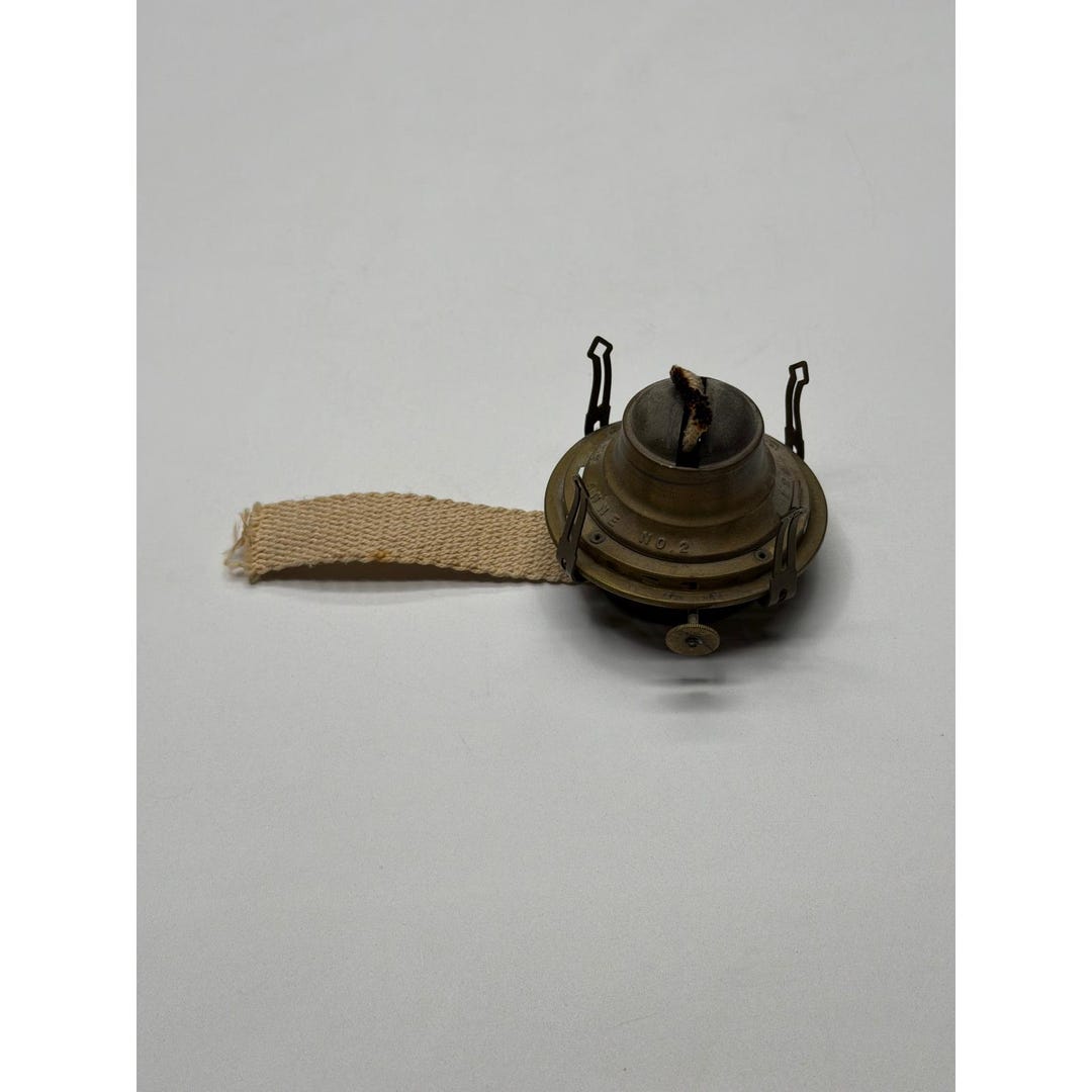 Vintage Oil Lamp Burner Wick Adjuster Brass Flame No 2 - Etsy