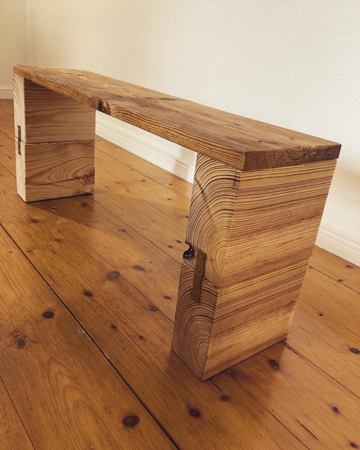 Sitzbank Stool Hocker Chair Wood Vintage Wooden Simple Minimalistic ...