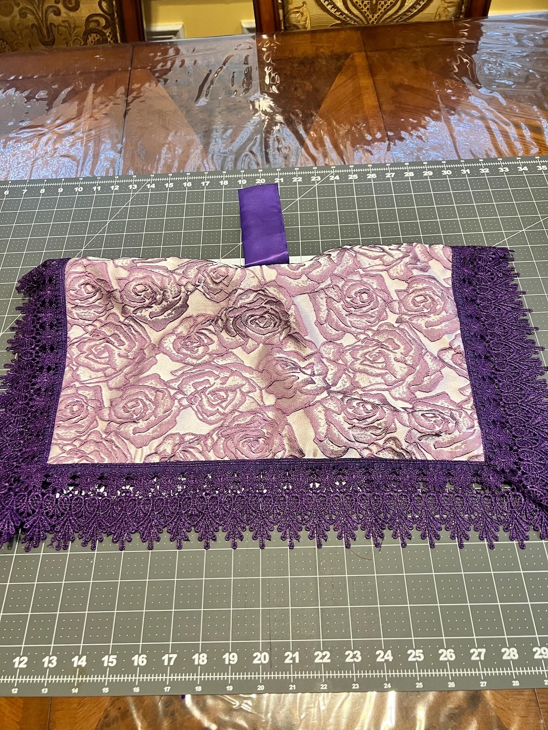 Purple & Lavender Lap Covering: 24x24 Wristlet Design - Etsy