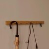 Minimalist Wooden Wall-mounted Coat Rack With Hooks - Entryway ...