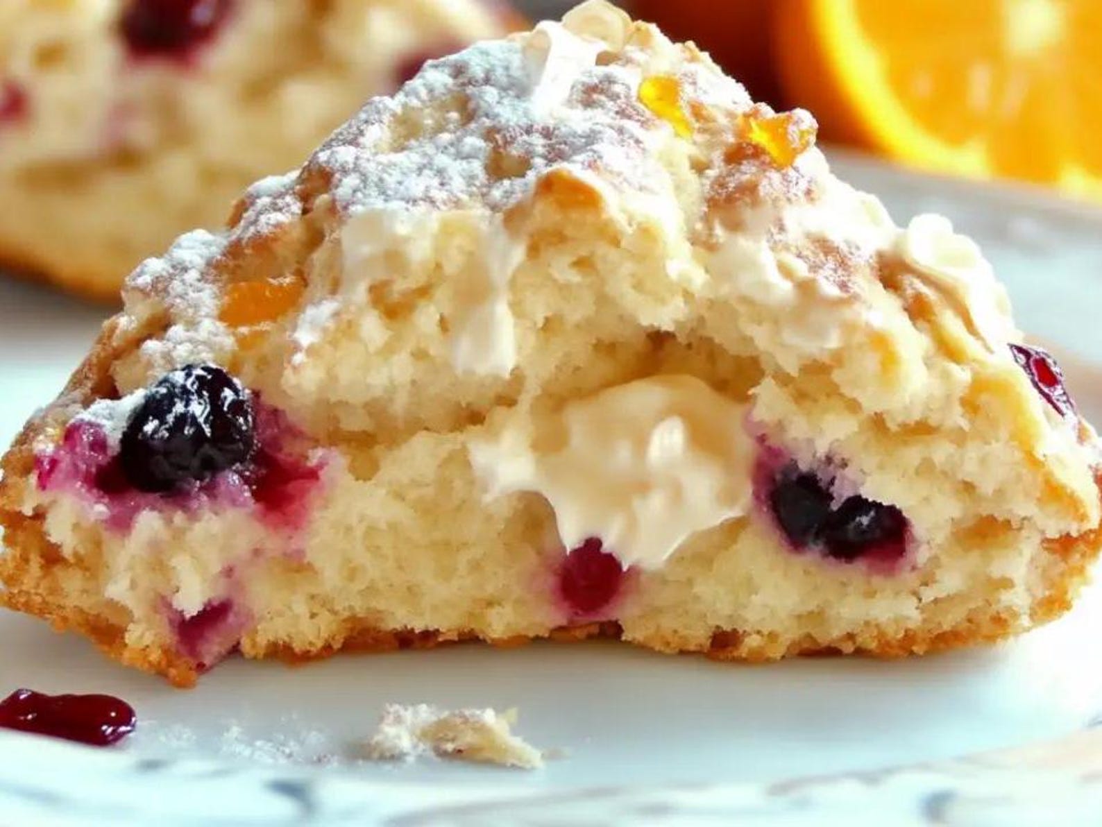 The Best Recipe for Cranberry Orange Sour Cream Scones Download. - Etsy