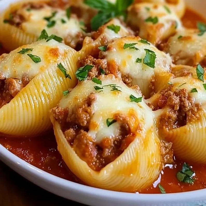 Stuffed Shells Recipe – Italian Comfort Food With Ground Beef (download ...