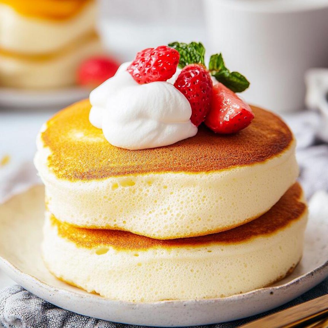 The Best Recipe for Fluffy Japanese Soufflé Pancakes – Light, Airy, and ...