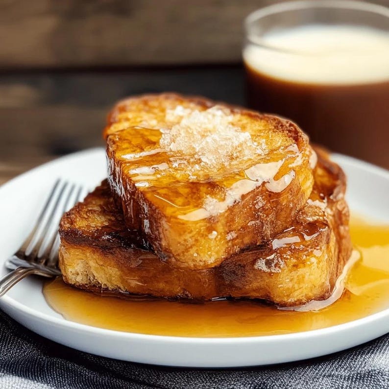Classic French Toast Recipe, Crispy Golden Breakfast (digital Download ...