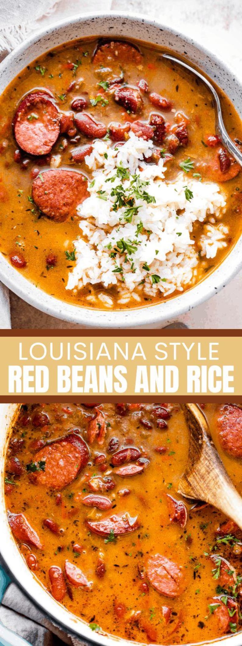 Authentic Red Beans and Rice Recipe | New Orleans Style | Download. - Etsy