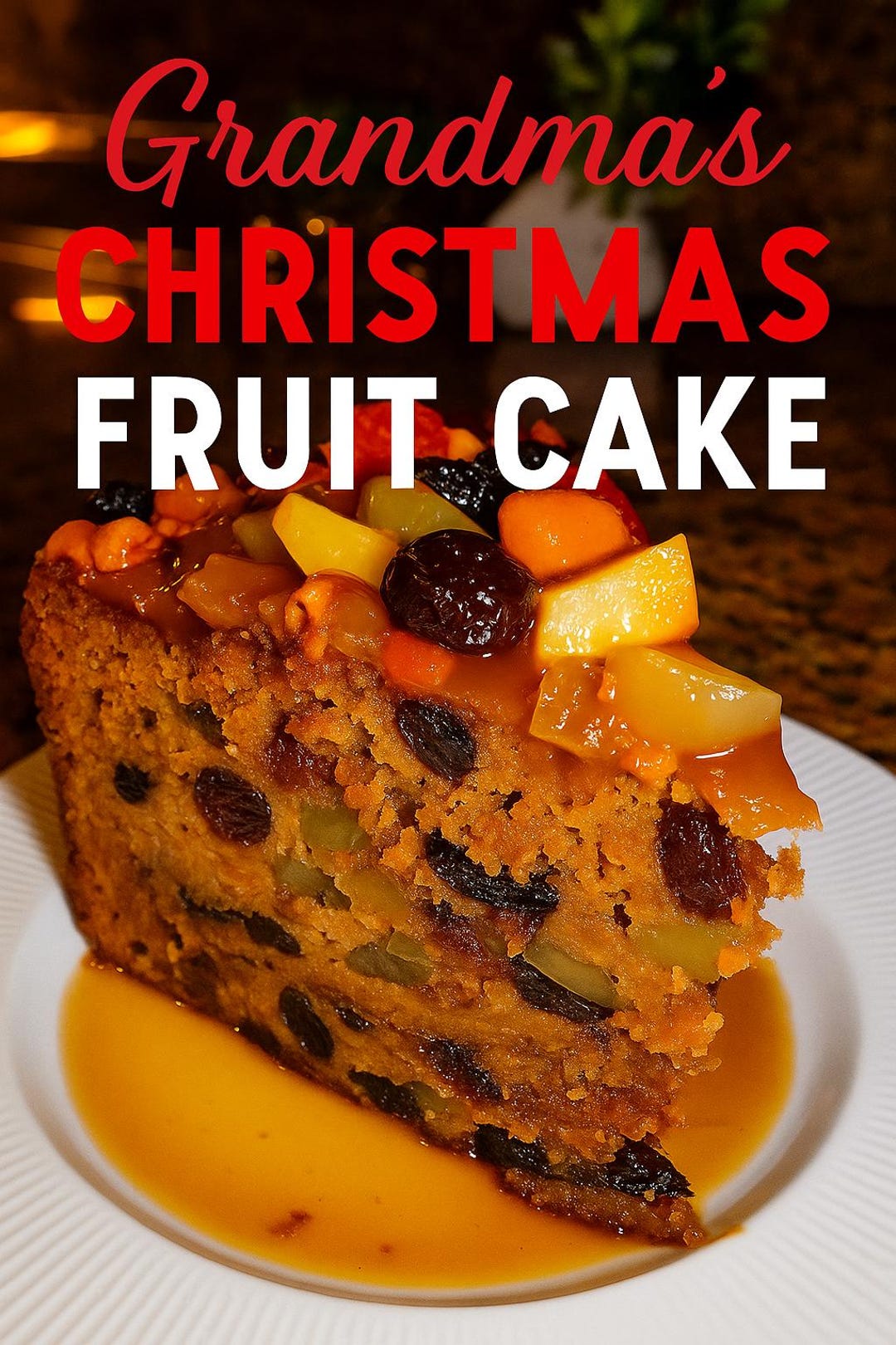 Grandma’s Christmas Fruit Cake Recipe | Soft, Moist & Easy Holiday ...