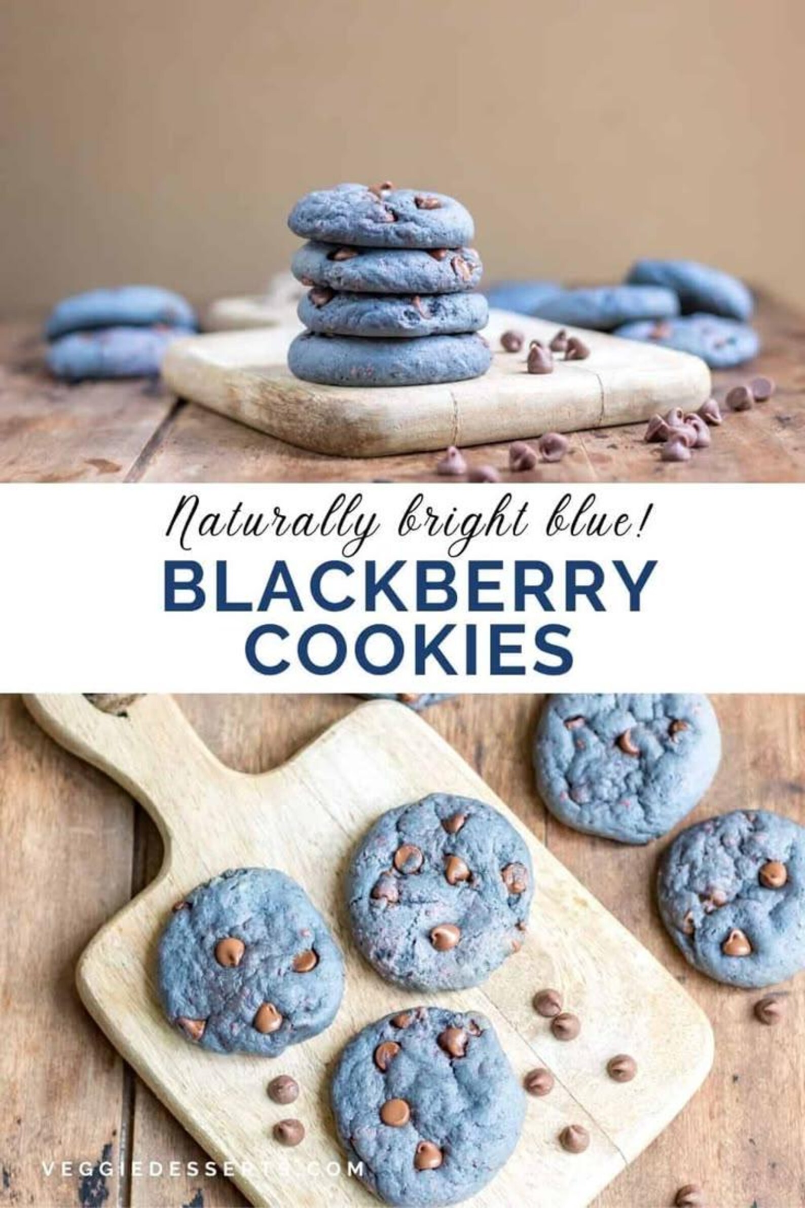 Handmade Blackberry Cookies - All-natural Blue Color! Download. - Etsy
