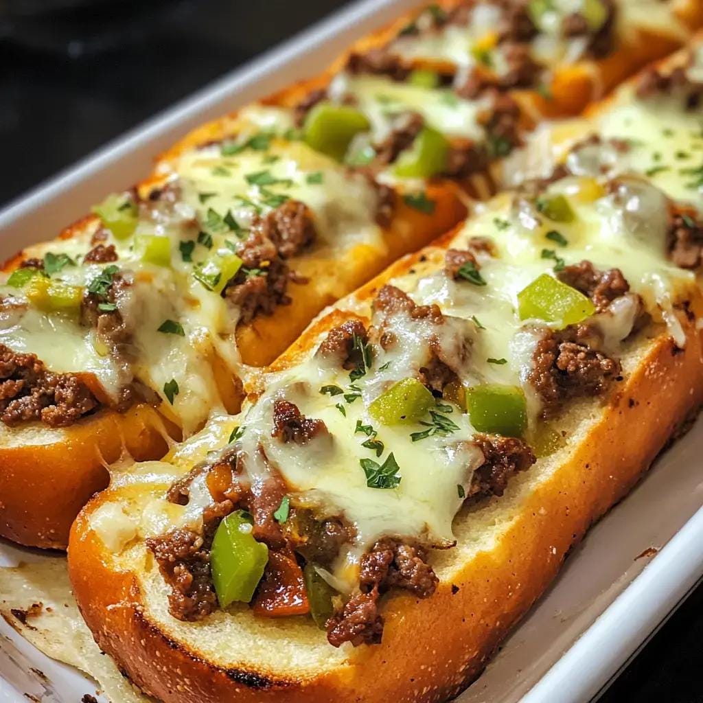 Garlic Philly Cheesesteak Bread Recipe (digital Download) - Etsy