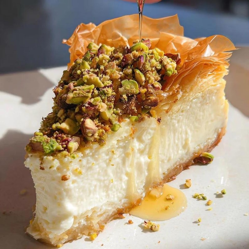 Baklava Cheesecake – Mediterranean Fusion Dessert | Creamy Ricotta ...